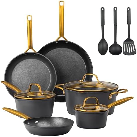 Amazon.com: Granitestone 21 Pc Kitchen Pots and Pans Set Non Stick ...