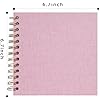 Amazon.com: Cherrich Small Scrapbook 7x7 Inch, Linen Photo Album Mini ...