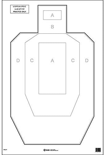 IPSC/USPSA Paper Target (100 Pack), Targets & Accessories - Amazon Canada