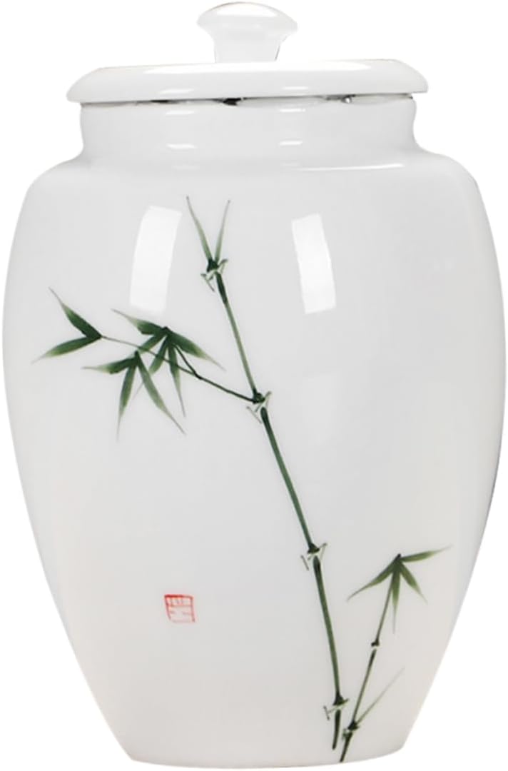 Amazon.com: TIDTALEO Tea Sealed Canister Chinese Ceramic Tea Jar Small ...