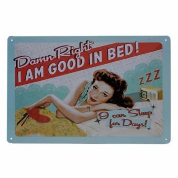 Damn Right Tin Sign Vintage Metal Plaque Poster Bar Pub Home Wall Decor ...