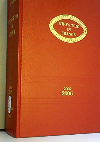 Amazon.com: Who's Who in France : Dictionnaire biographique - édition ...