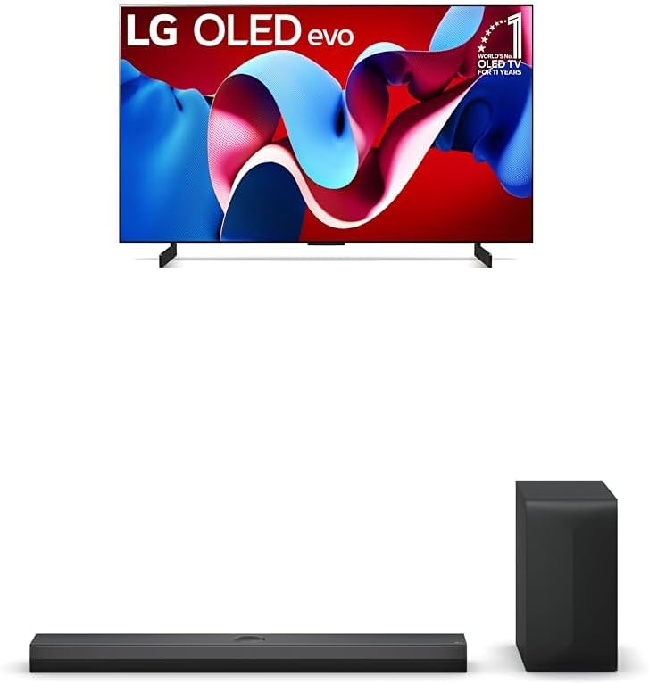Amazon.com: LG 42-Inch Class OLED evo C4 Series Smart TV 4K Processor Flat Screen with Magic ...