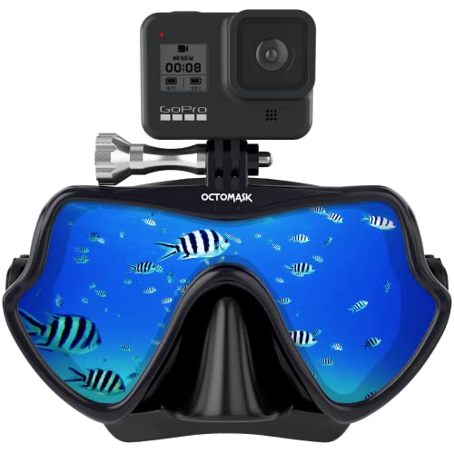 7 Dive & Snorkel Masks with GoPro Mount for Underwater Shots