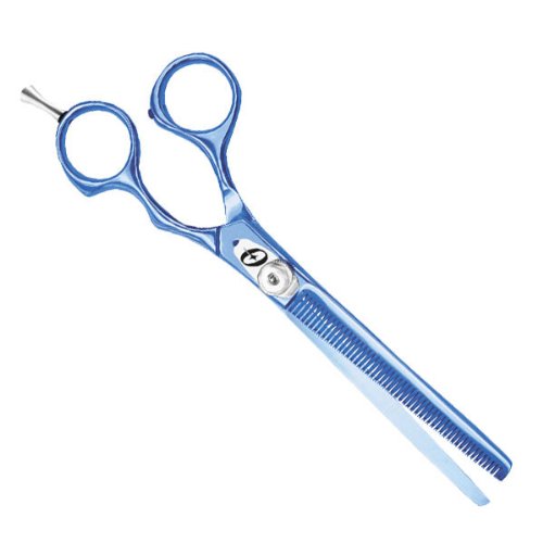 Oster SuperSteel Titanium Small Pet 46-Tooth Blending Shears, Blue, 8 ...