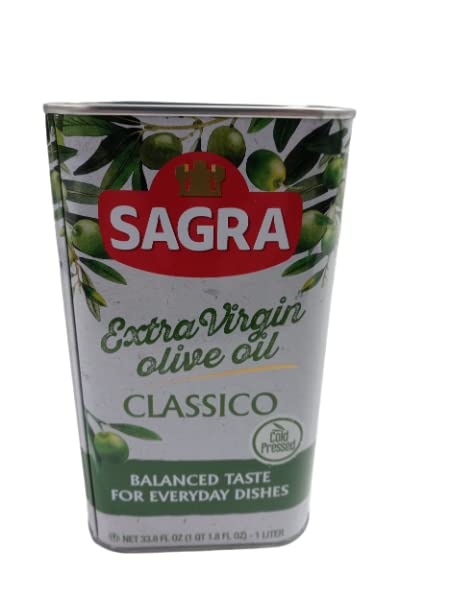 Amazon.com : EVOO - EXTRA VIRGIN OLIVE OIL - CLASSICO (TIN) : Grocery ...