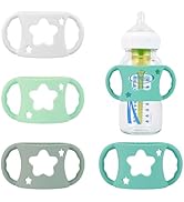 Amazon.com: HUAKENER Silicone Baby Bottle Handles (4 Pack) - Easy Grip ...