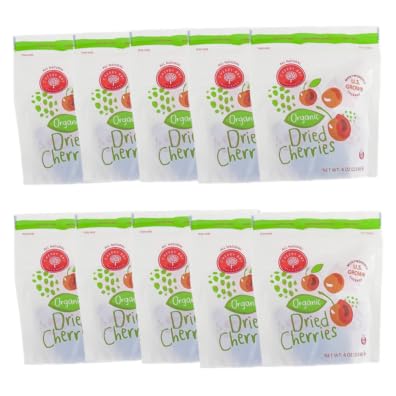 Amazon.com: Cherry Bay Orchards Organic Dried Cherries (4oz Bags, 12 ...