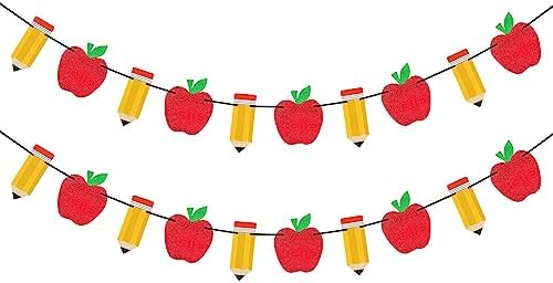 Amazon.com: JOZON Back to School Burlap Banner First Day of School ...