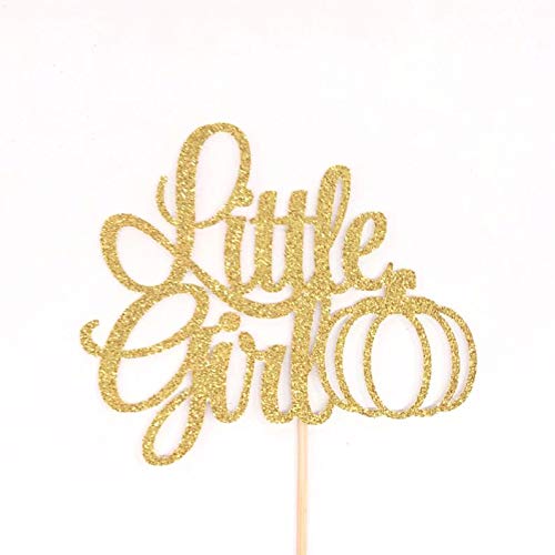 Amazon.com: Atelier Elegance Little Girl Cake Topper, Little Pumpkin ...