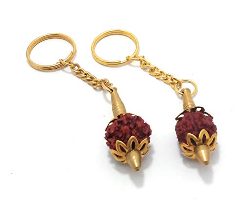 Key Tech Hanuman Rudraksha Gada Abs Keychain (Multicolour)-Set of 2 ...