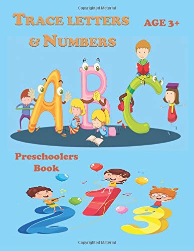 Buy Trace Letters and Numbers: Preschoolers 3-5, Pre Kg, Kindergarten ...