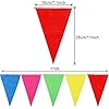 Amazon.com: RUBFAC 1020ft 720pcs Colorful Pennant Banner Flags ...