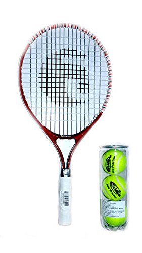 Gamma Junior Quick Kids Tennis Racquet, 21" - 3 5/8" Grip - Red/White ...