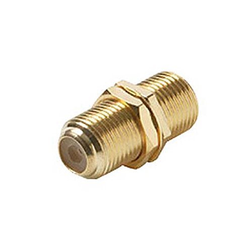 Buy F to F Gold Type Coupler Connector Female to Female Barrel ...