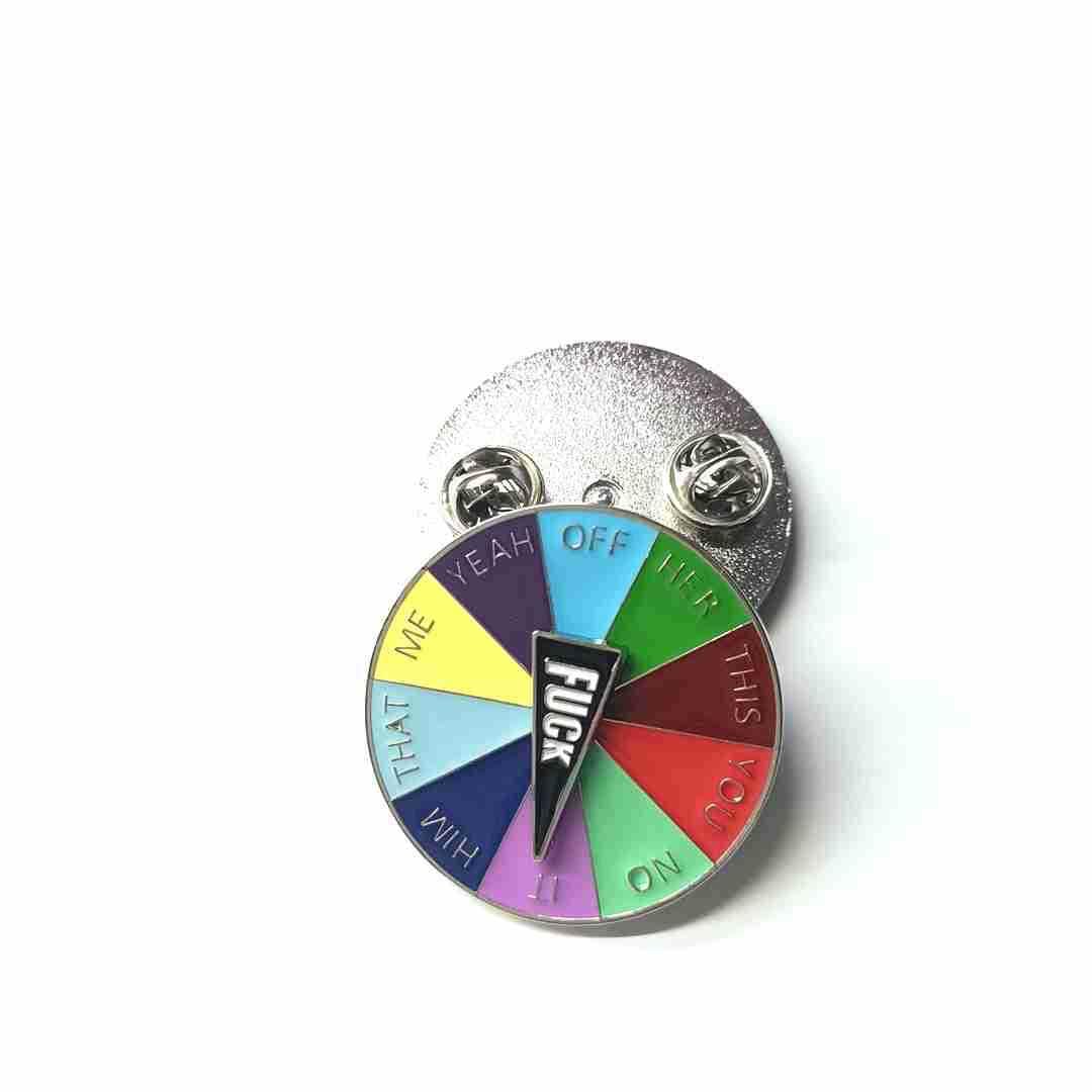 Snapklik.com : Lucky Wheel Pin,Fun Enamel Pin Badge,Enamel Pin,Special ...