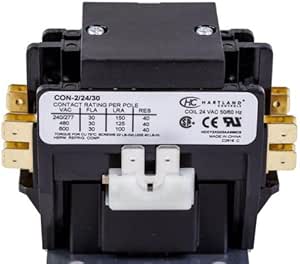 Amazon.com: Hartland Controls 2 Pole 30 Amp 24 Volt Coil Contactor : Industrial & Scientific