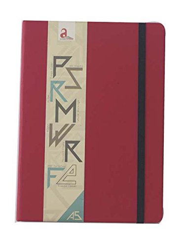 Anupam Fluct Notebook With Elastic Closure - Red, A5 : Amazon.in ...
