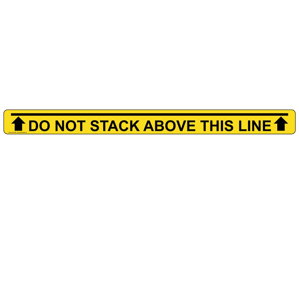 Safety Do Not Stack On Top