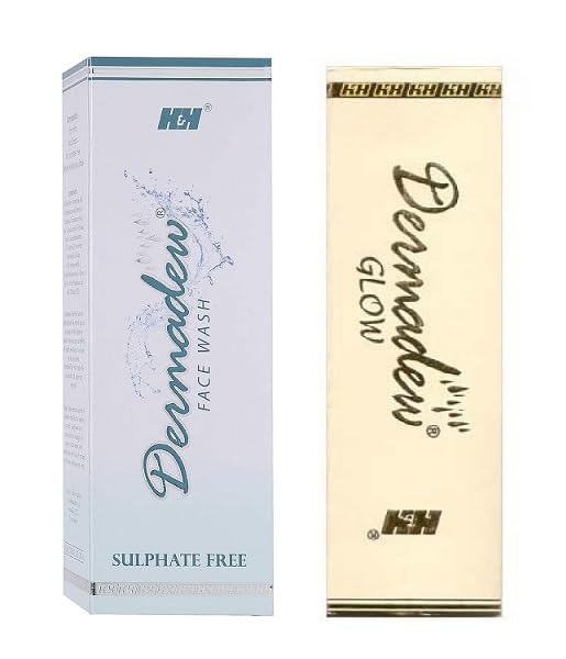 Dermadew Glow Cream - 50 gm + Dermadew Face Wash - 100 ml, COMBO ...