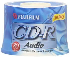 Amazon.com: Fuji CDR80 30 CD's on a Spindle : Electronics