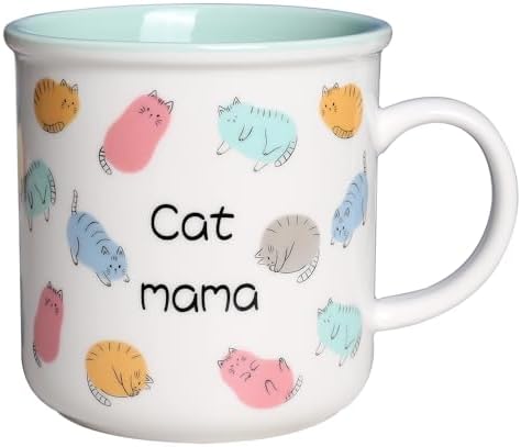 Amazon.com | Color Changing Cat Coffee Mug for Cat Lovers - Cat Mom ...