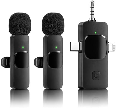 Amazon.com: BOEX 3 in 1 Professional Noise Cancelling Wireless Lavalier ...