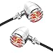 Amazon.com: NTHREEAUTO LED Turn Signals Motorcycle Blinkers Universal ...