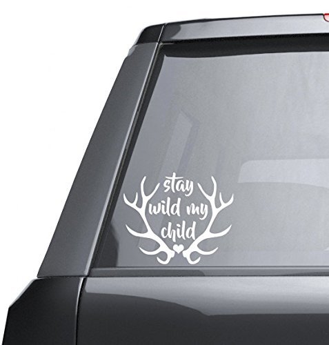 LYOMAN® Car Stickers Exterior Stay Wild My Child Wanderlust Decal Vinyl ...