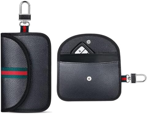 Key Signal Blocker Pouch, 2 Pack Faraday Pouch for Keys, RFID ...