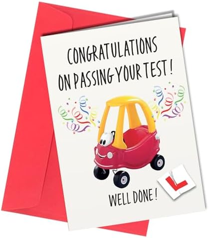 Congratulations Driving Test Card for Him or Her - Passing Your Driving ...