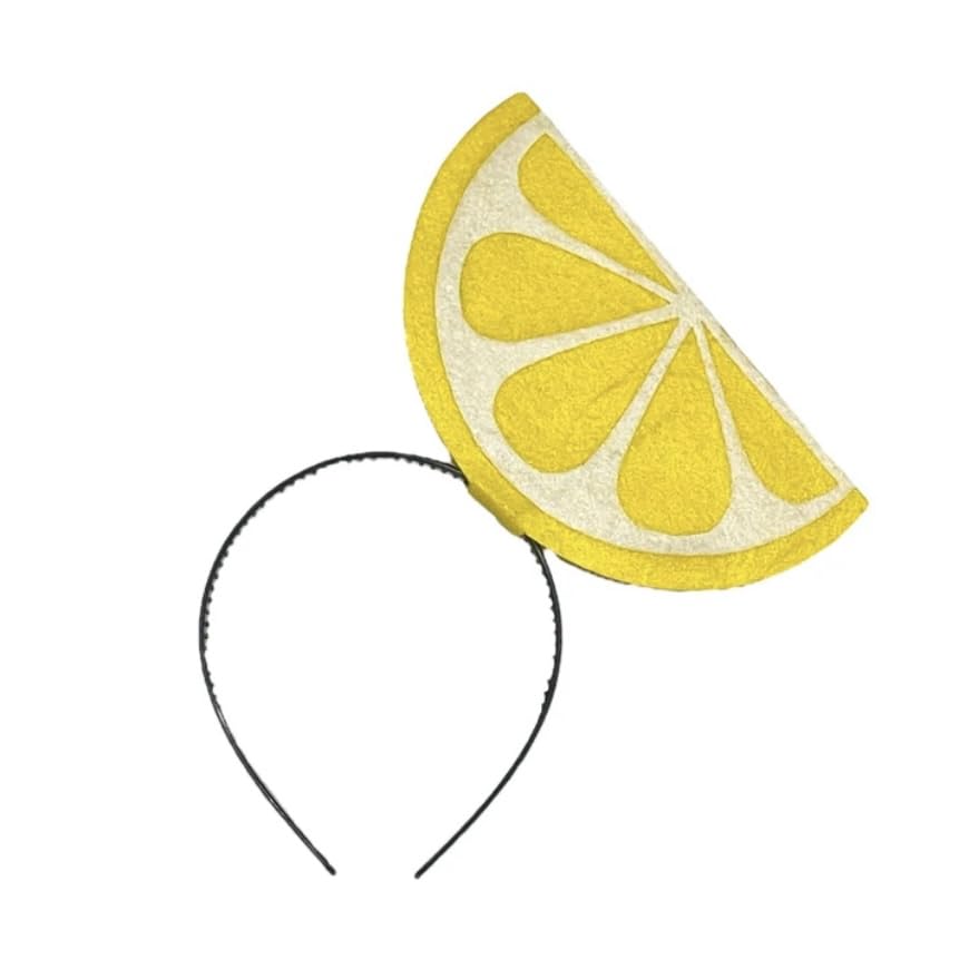 Amazon.com: Party Ears Lemon Slice Fruit Headband Headpiece Headwear ...