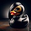Amazon.com: GangZhENgSd Goth Satanic Duck, Resin Punk Ducks, Gothic ...