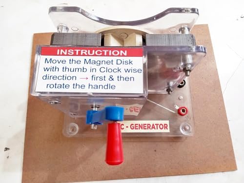 Buy Hand Crank AC Generator/Dynamo Model Science Project/Physics ...