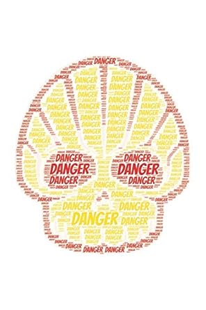 Danger: Notebook, Journal - Dot grid, Dotted, Dot - 120 Pages DIN A5 ...