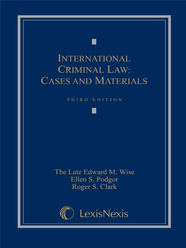Amazon.com: International Criminal Law: 9781422476673: Podgor, Ellen ...