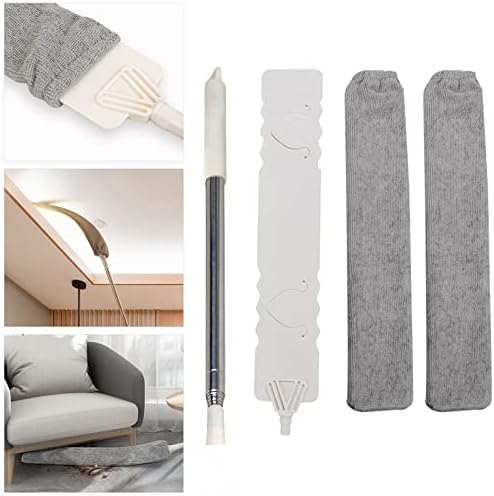 Amazon.com: KACPAUQEL Retractable Gap Dust Cleaner,with 2 Microfiber ...