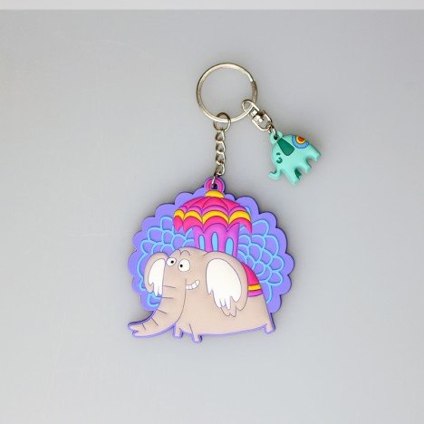 Chumbak PVC Happy Elephant Keychain : Amazon.in: Fashion