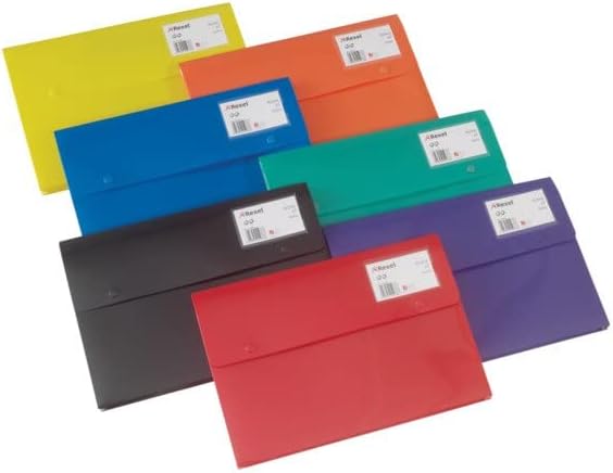 Rexel Carry Wallet Polypropylene Fold over Flap Capacity 200 Sheets A4 ...