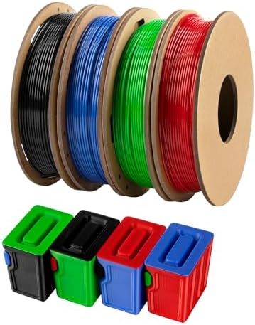 Metallic PLA Filament 1.75 mm Combi Pack, TINMORRY 3D Printer Filament ...