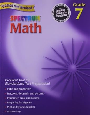 Amazon.com: Spectrum Math, Grade 7: 9780769636979: Thomas Richards: Books