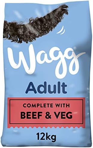 Wagg Complete Beef and Veg dry dog food, 12kg : Amazon.co.uk: Pet Supplies