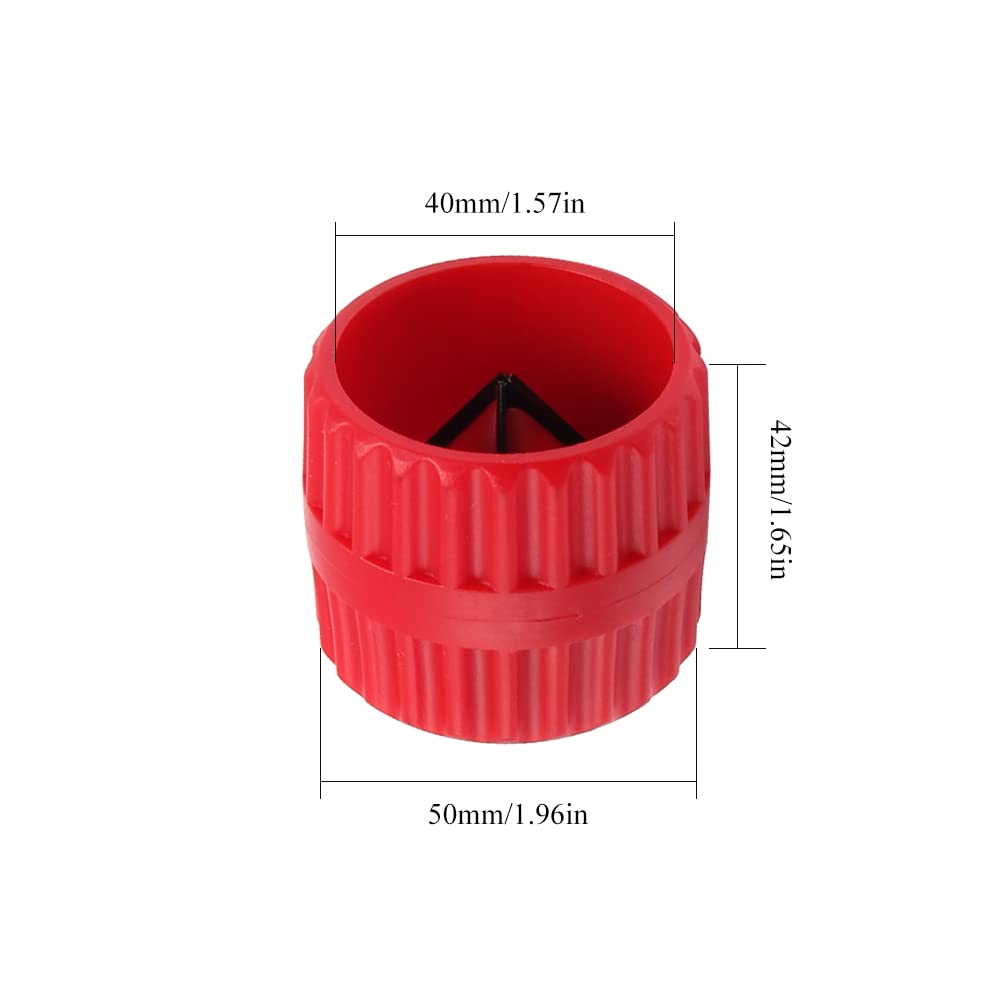 Neikafan 2 Pcs Pipe Deburring Tool Inner Outer Reaming Tubing Chamfer ...