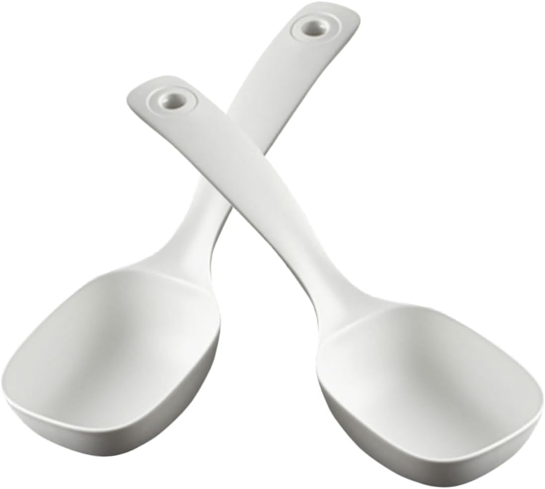 Amazon.com: FUOYLOO 2pcs Rice Spoon Ladle Rice Cooker Plastic Spoons ...