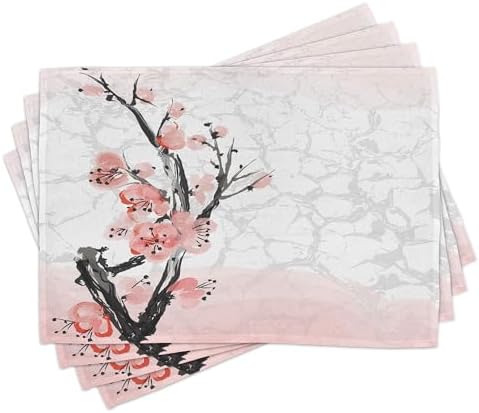 Amazon.com: WRAPAHOLIC 50 Sheets Sakura Floral Paper Place Mats - 11 x ...