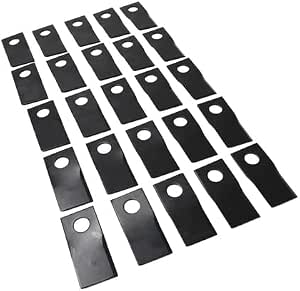 Amazon.com: Disc Mower Blade - Left Hand 7° Twist 25 Pack fits Case IH ...