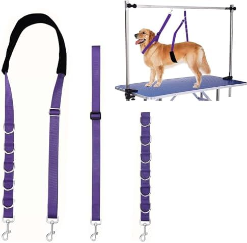 Amazon.com : SINFUN Dog Grooming Belly Strap Dog Grooming Loops ...