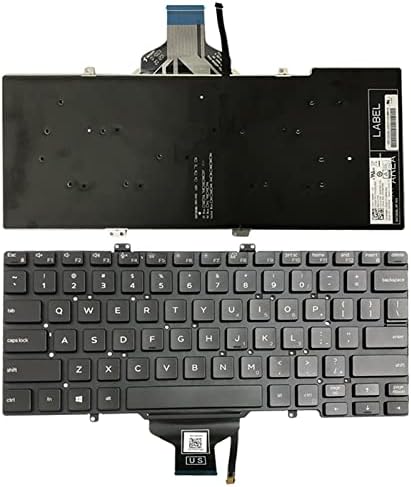Gintai Laptop US Keyboard Backlit for Dell Latitude 7400 3400 5400 5401 ...