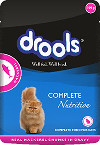 Drools Cat Food Mackerel Wet Food Pouch, 100 g : Amazon.in: Pet Supplies