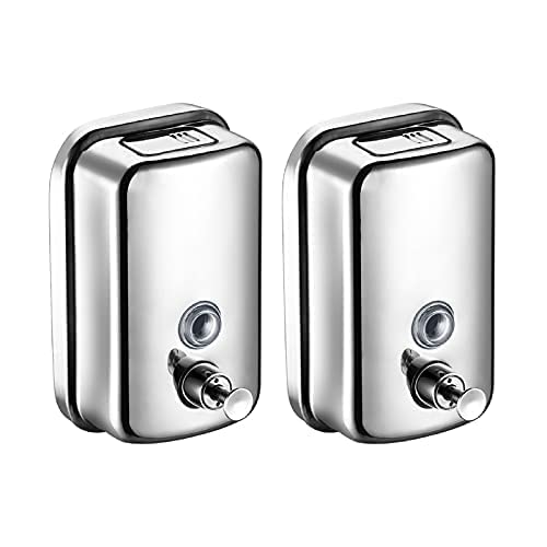 Smart Bath Stainless Steel 500 ml Push Button Liquid Soap, Lotion ...